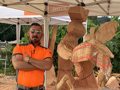 Rencontre avec Aurélien Bonin 3ème au championnat de France de sculpture